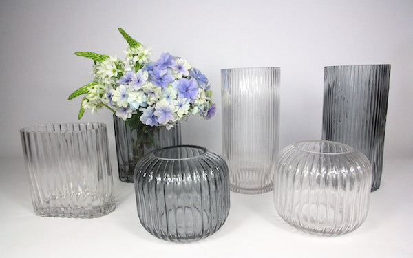 Ripple Glass Vase - Mordialloc Florist